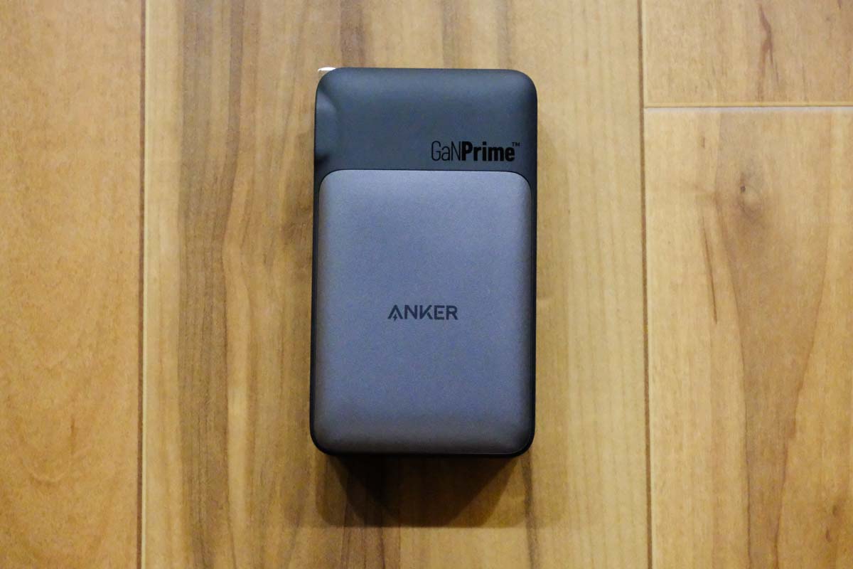 【レビュー】Anker 733 PowerBankはモバイルバッテリー搭載の65W USB充電器｜充電時間も計測