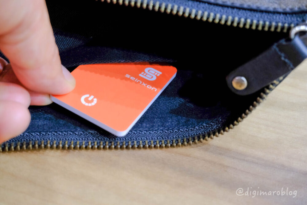 【レビュー】カード型スマートトラッカー Seinxon Finer Cardは充電式でApple「探す」に対応｜ミニタイプもあり